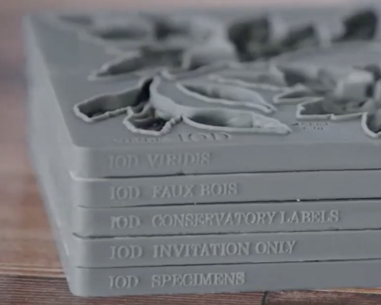 Conservatory Labels IOD Mould - Blue Star At Home
