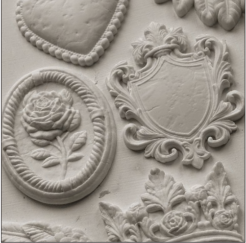 Heraldry IOD Mould - Blue Star At Home